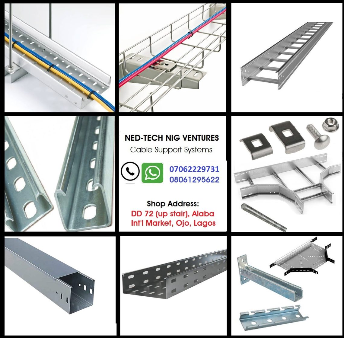 Ned-Tech: Cable Tray, Ladder and Wire Mesh Wholesaler in Nigeria